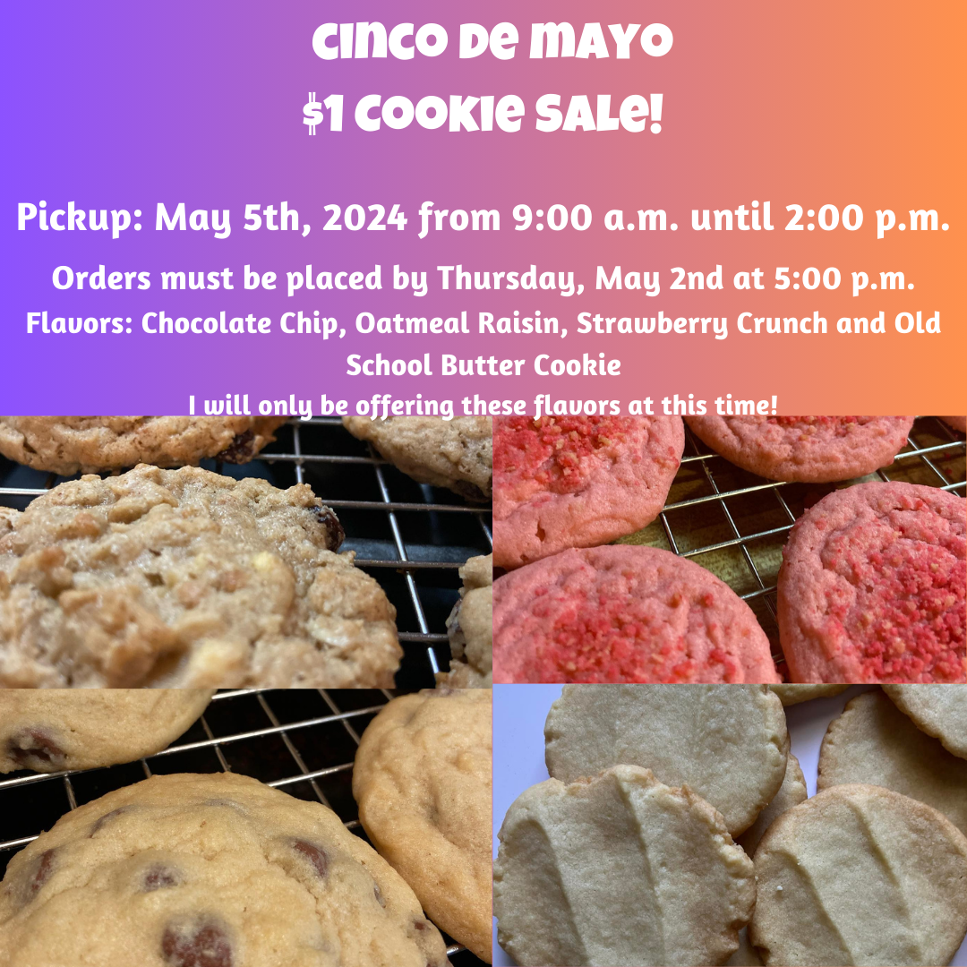 I’m excited to announce the 1st $1 Cookie sale of 2024!